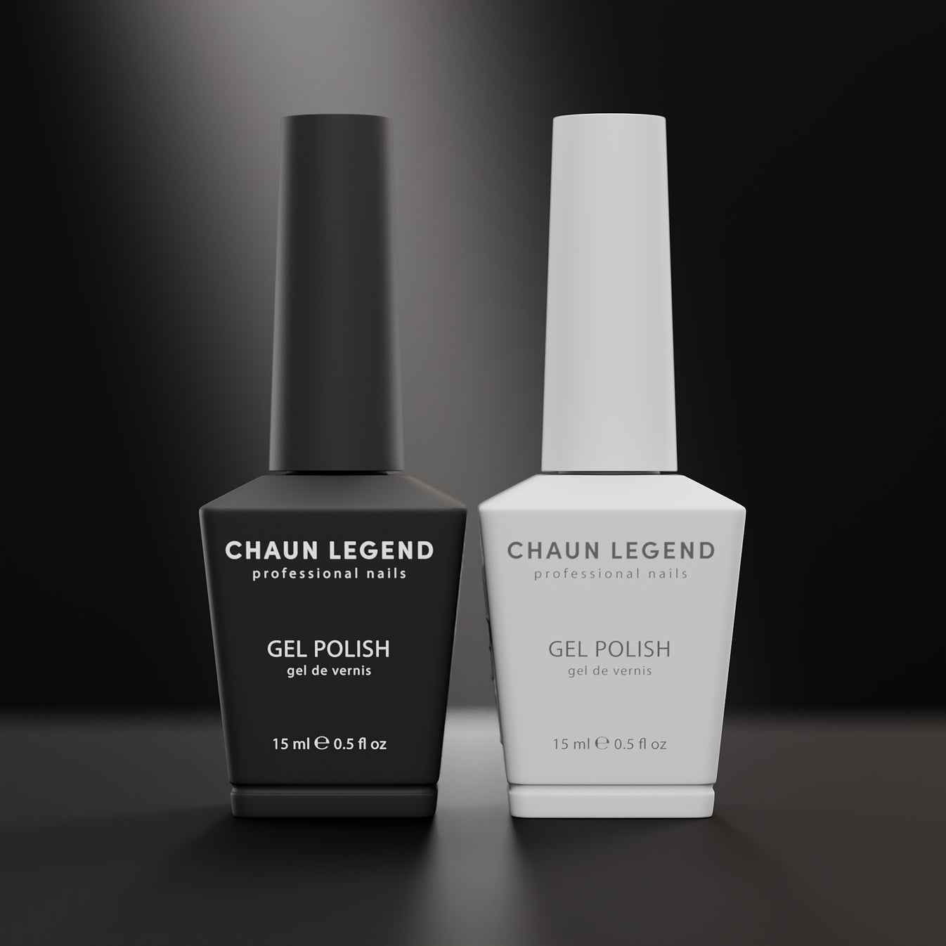 Black + White Gel Color Duo – Chaun Legend Professional Nails
